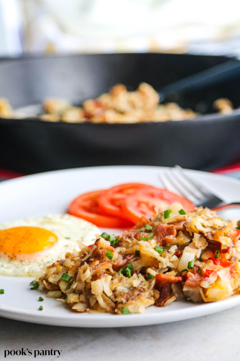 Crispy cheesy hash browns recipe - Pook's Pantry Recipe Blog
