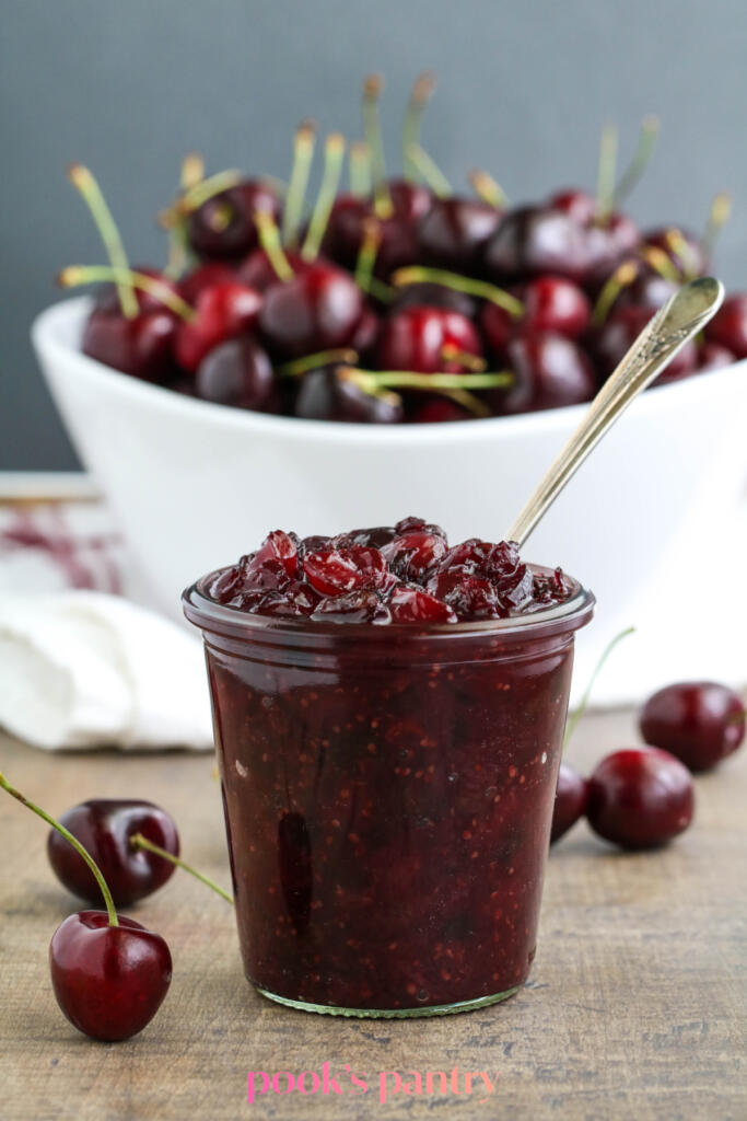 Cherry Chutney with Red Onion, Ginger and Whole Grain Mustard