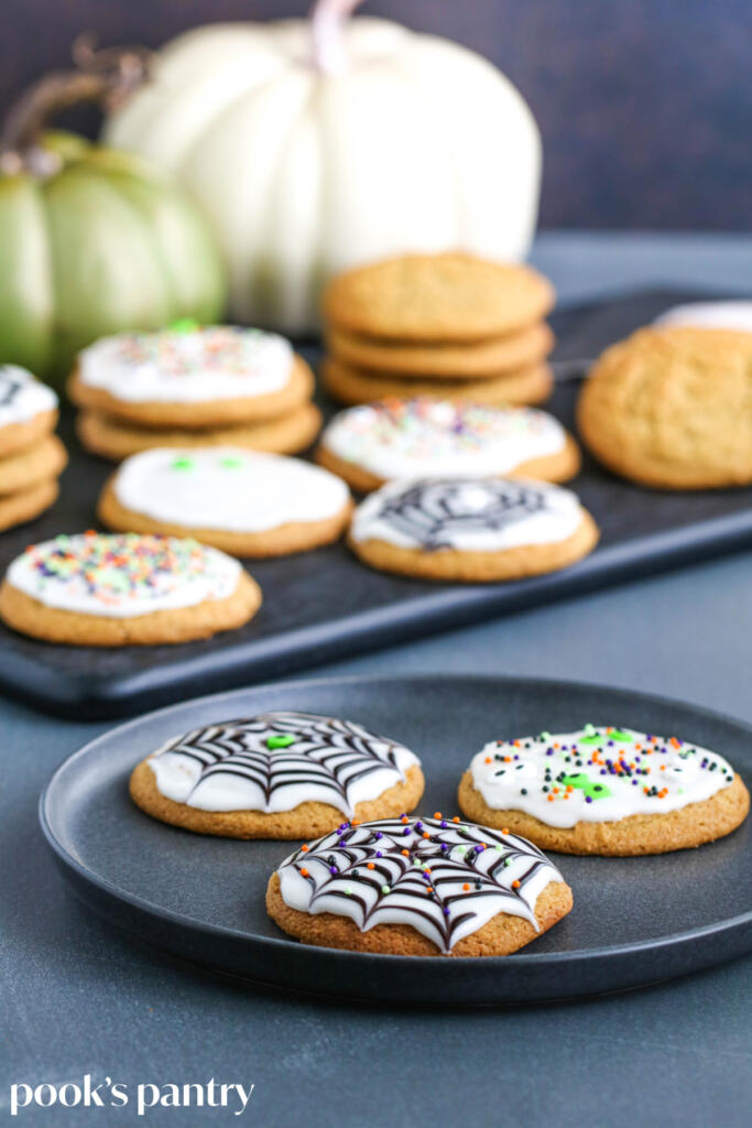 Halloween pumpkin cookies recipe - Pook's Pantry Recipe Blog