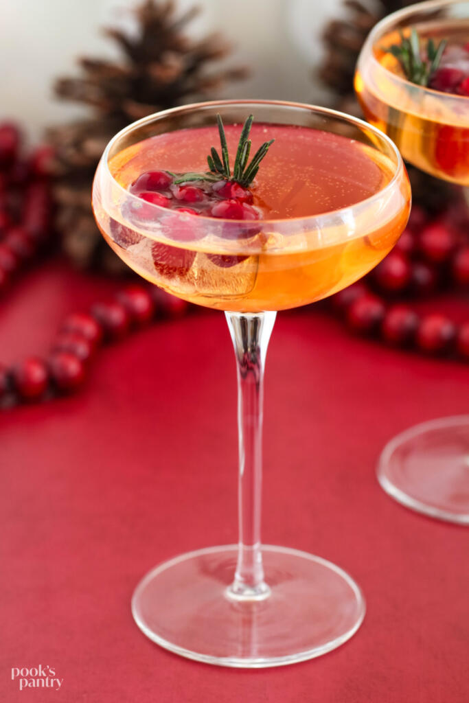 Cranberry rosé spritzer recipe - Pook's Pantry Recipe Blog
