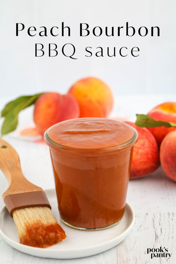 Peach bourbon BBQ sauce recipe - Pook's Pantry Recipe Blog